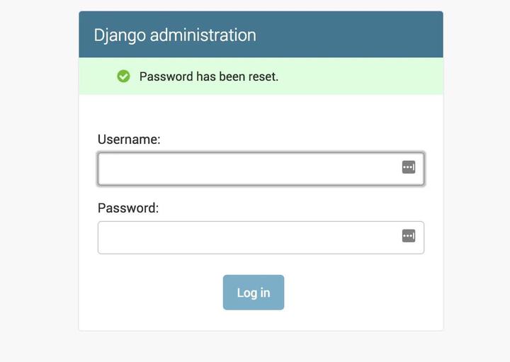 Implementation of Forgot/Reset Password Feature in Django