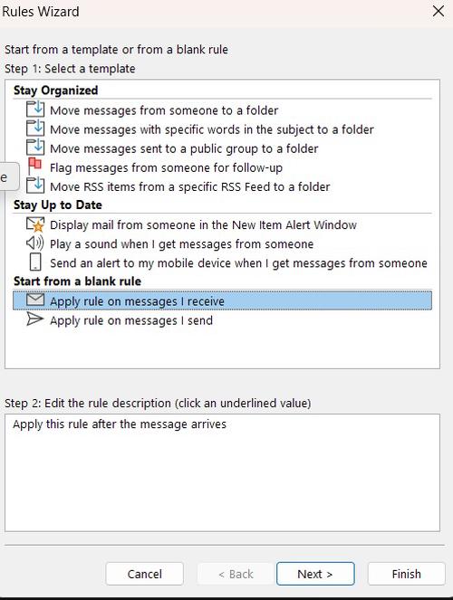 Add Outlook Shared Mailbox Rules For Disabling Notifications